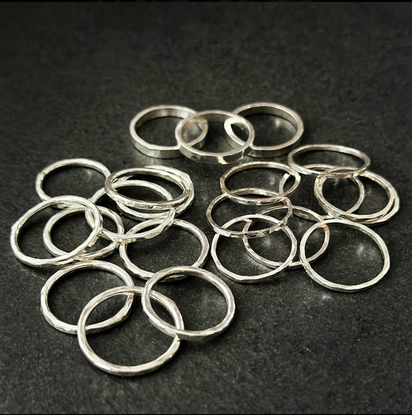 Hammered Band Ring - Allison Mooney Design
