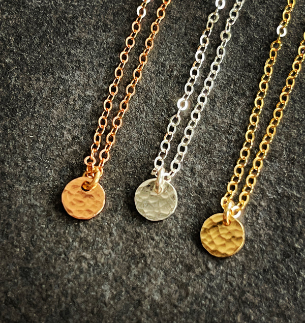 Delicate Disc Necklace - Allison Mooney Design